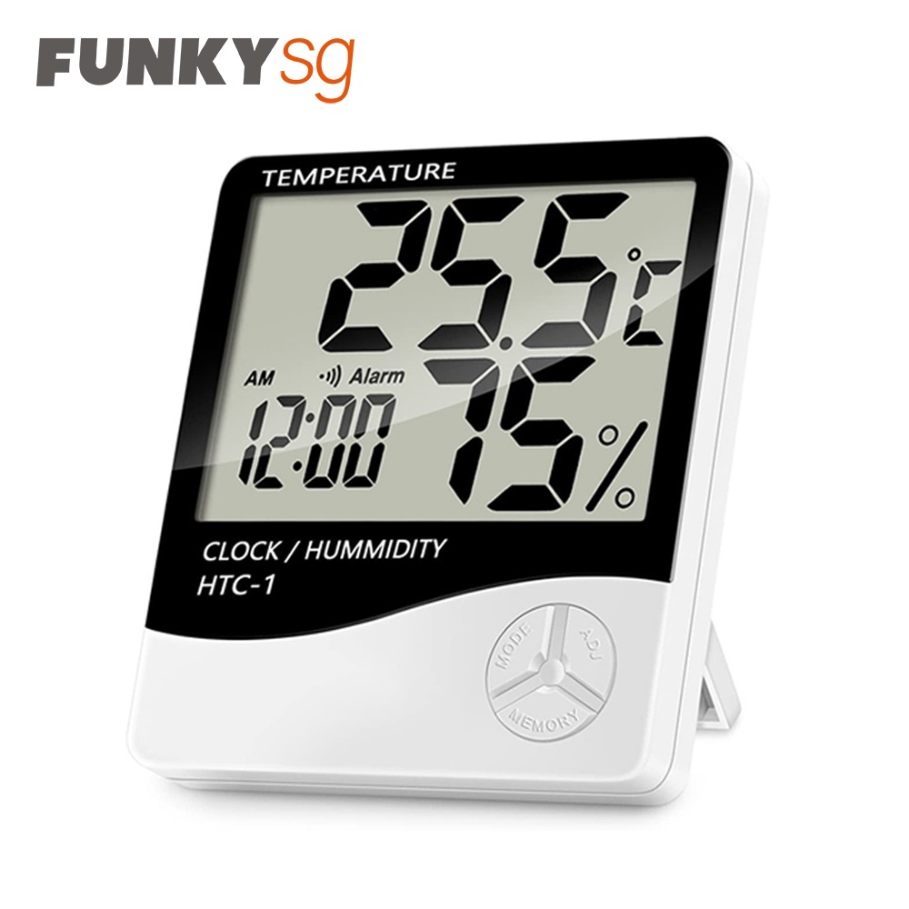 HTC1 Indoor Digital Humidity Thermometer Hygrometer Room Temperature ...