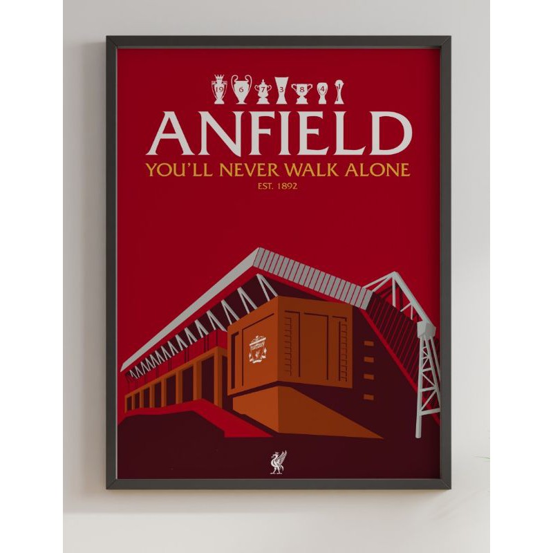 P13B | Anfield Red Bricks | Liverpool FC | A3 Poster | Shopee Singapore