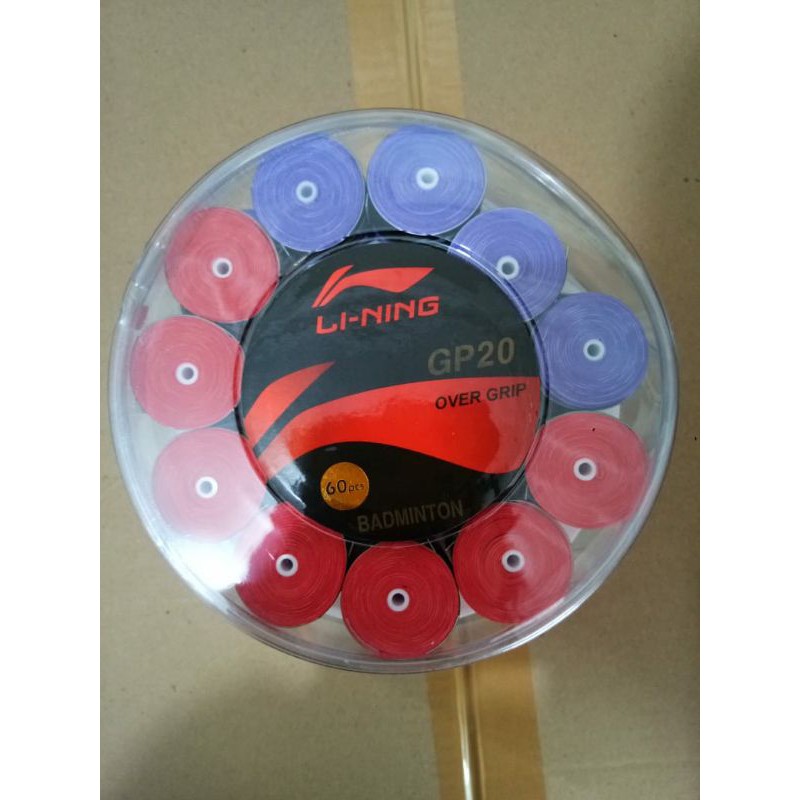 Badminton grip Li ning gp 20 // grip Lining gp 20 | Shopee Singapore