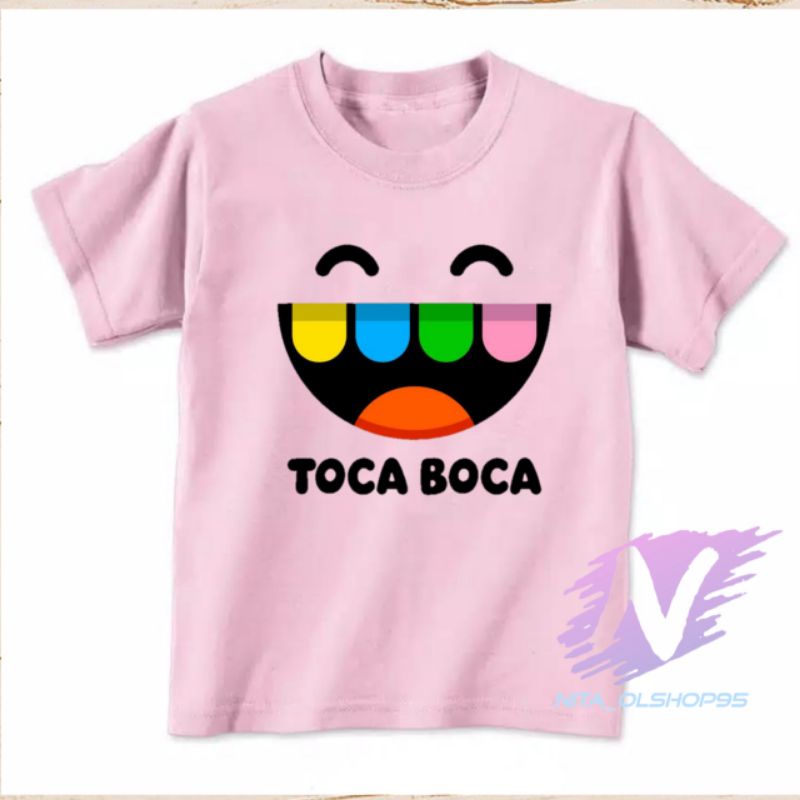 Toca boca children's t-shirt toca life world t-shirt toca boca | Shopee ...