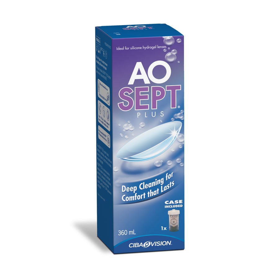 AOSEPT contact lenses disinfecting solution 1 bottle | Shopee Singapore