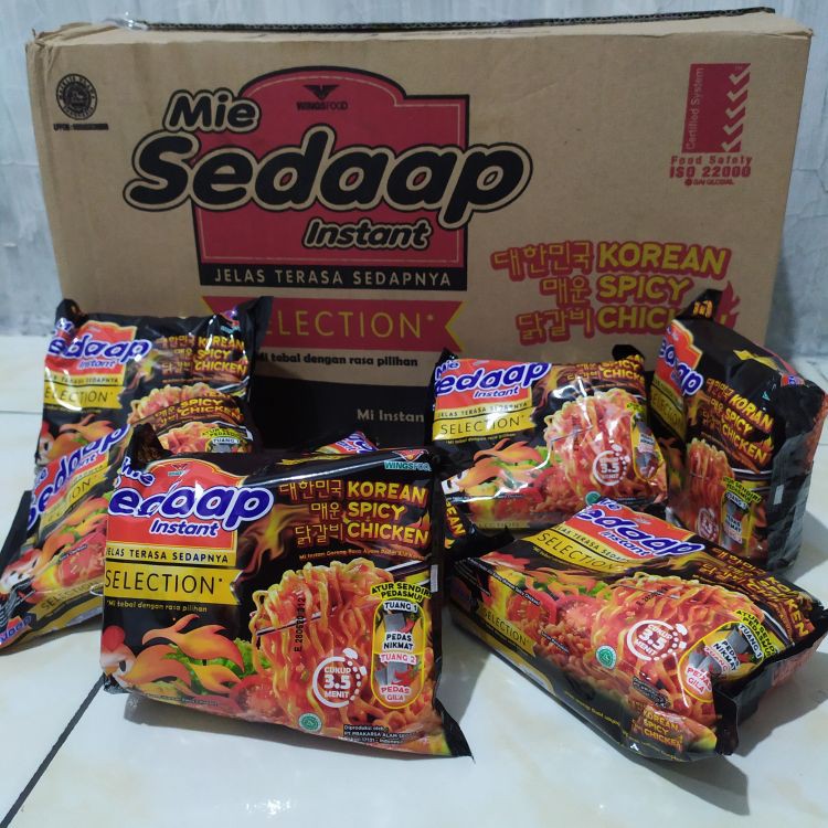 Sedaap Korean Spicy Chicken Noodle Instant Noodles (new Variant) | Mie ...