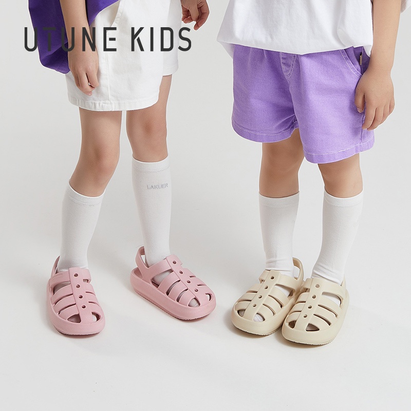 UTUNE Kids Roman Sandals for Boys and Girls EVA Outdoor Beach Shoes ...