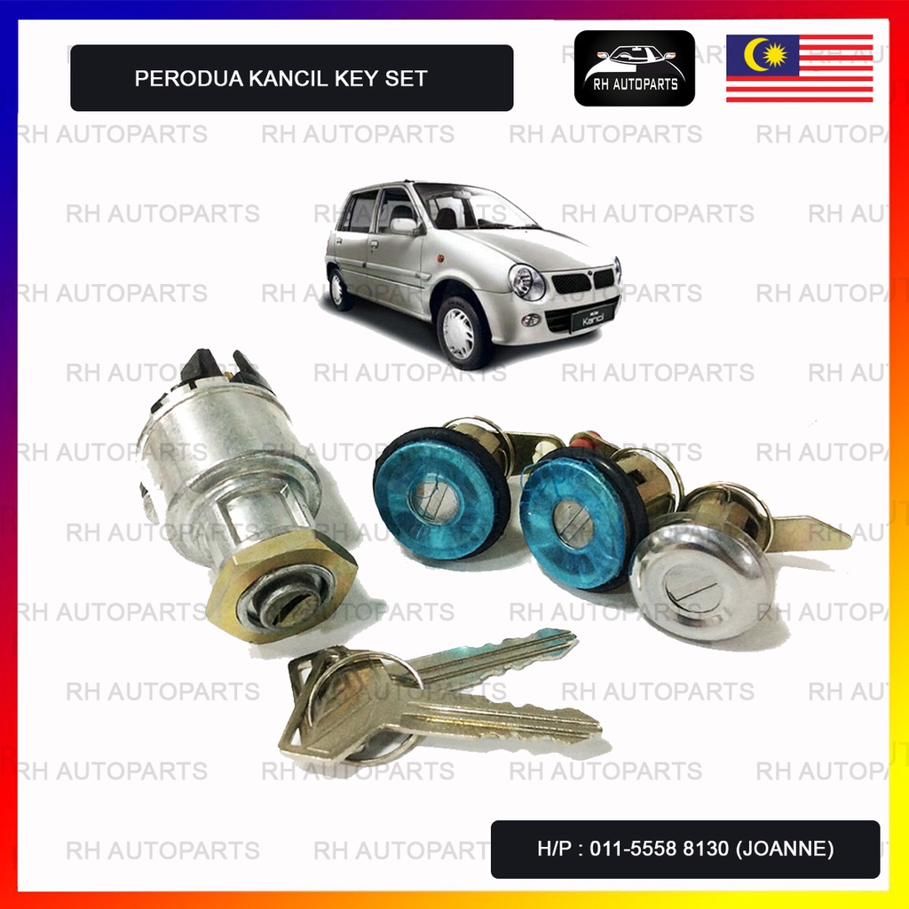 O69005-87B24 Perodua Kancil Perodua Rusa Key Lock Key Set (Full Set ...