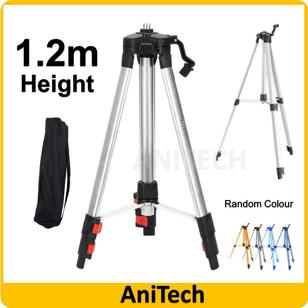 1.2M Tripod Stand Laser Level Machine Adjustable Aluminium 360 Tripod ...