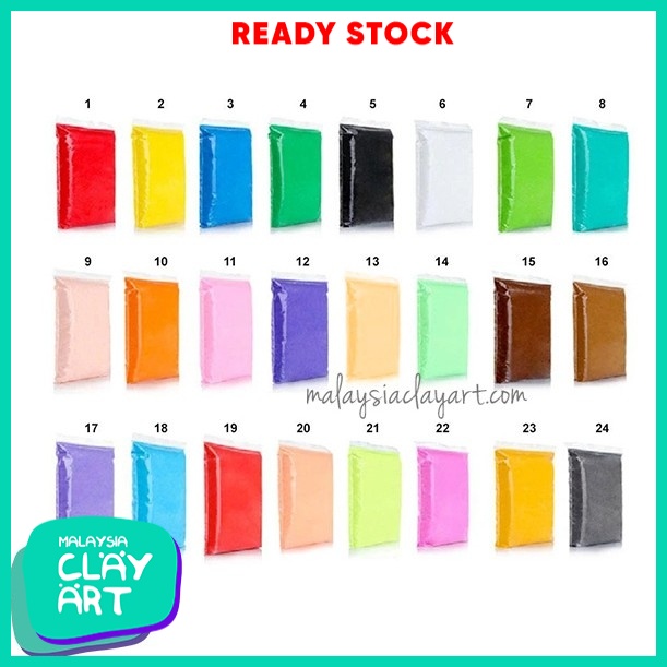 Non-Toxic Light Air Dry Clay Super Light Clay for Slime Butter - 50g ...