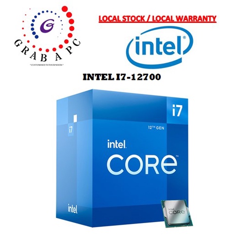 INTEL CORE i7-12700 PROCESSOR - 25M CACHE, UP TO 4.90 GHz | Shopee Singapore