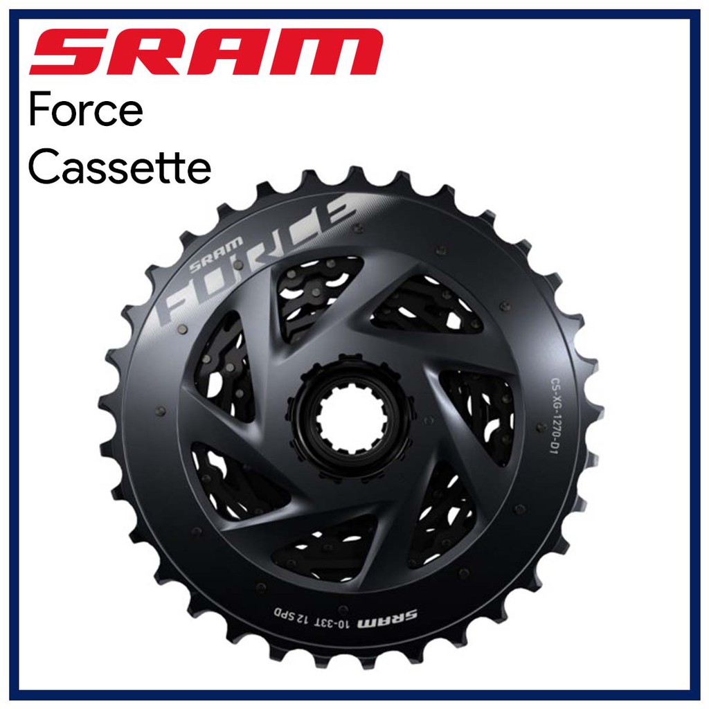 SRAM Force XG-1270 eTAP AXS 12 Speed Cassette for Bicycle and Cycling | Shopee Singapore