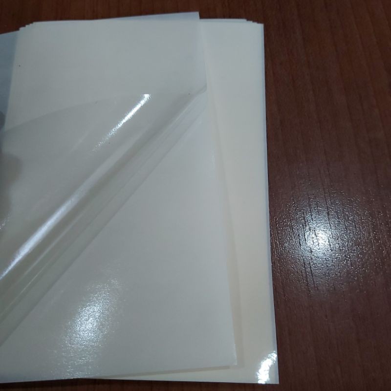 A6 Transparent Vinyl Stickers - 100 sheets | Shopee Singapore