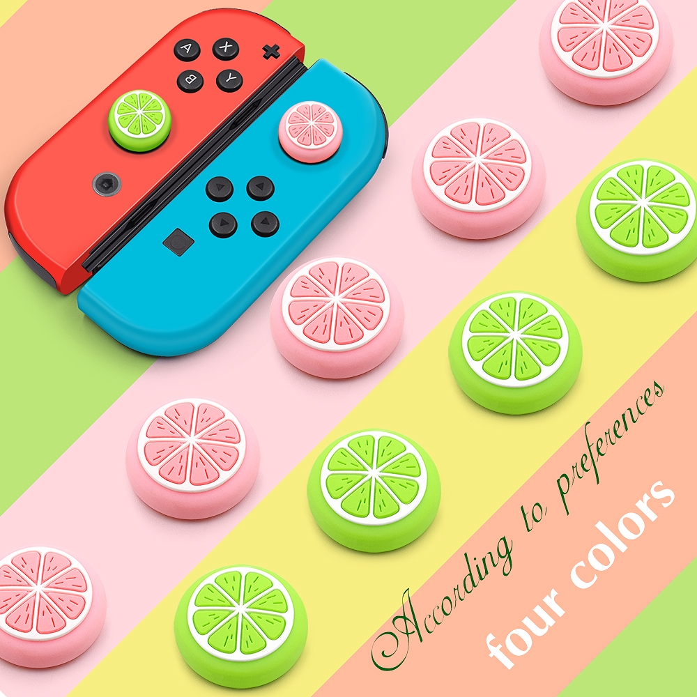 Thumb Stick Grip Soft Cap Joycon Joystick Protective Cover For Nintendo ...