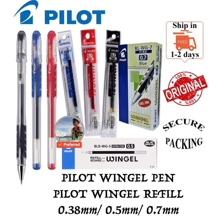 PILOT WINGEL GEL PEN / PILOT WINGEL GEL PEN REFILL / PILOT WINGEL ...