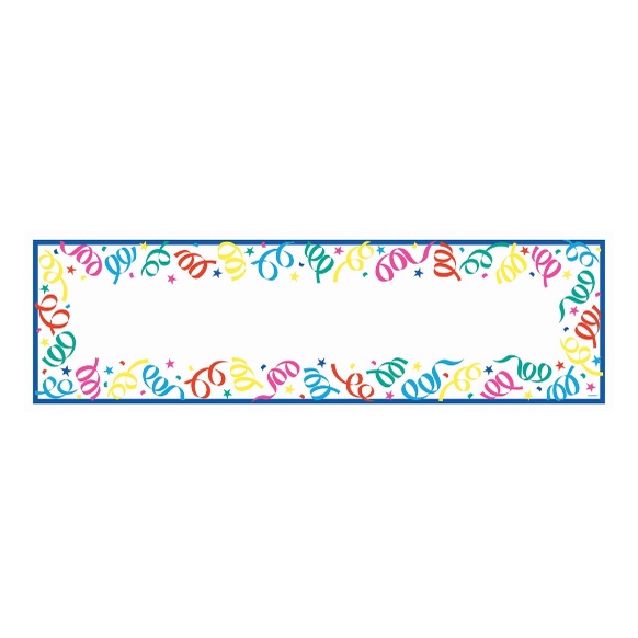 Amscan Party Streamers Giant Sign Banner Decor Sign Birthday Party ...