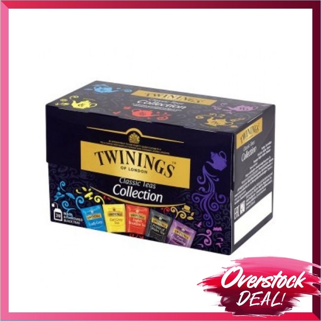 Twinings Classic Tea Collection - 20 Tea Bags (English Breakfast Lady ...