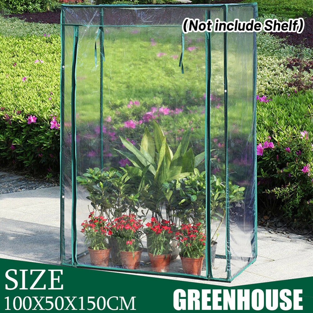 【FOCUSLIFE】150X100x50cm Grow Greenhouse Cover Frames Tunnel Plant ...