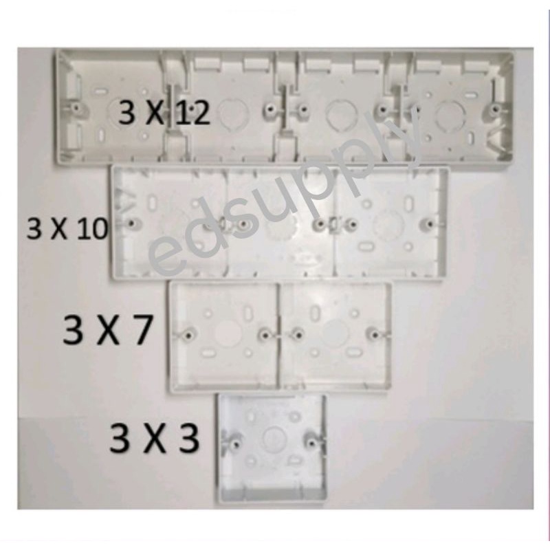 Pvc Nut Box Surface / Electrical Box | Shopee Singapore