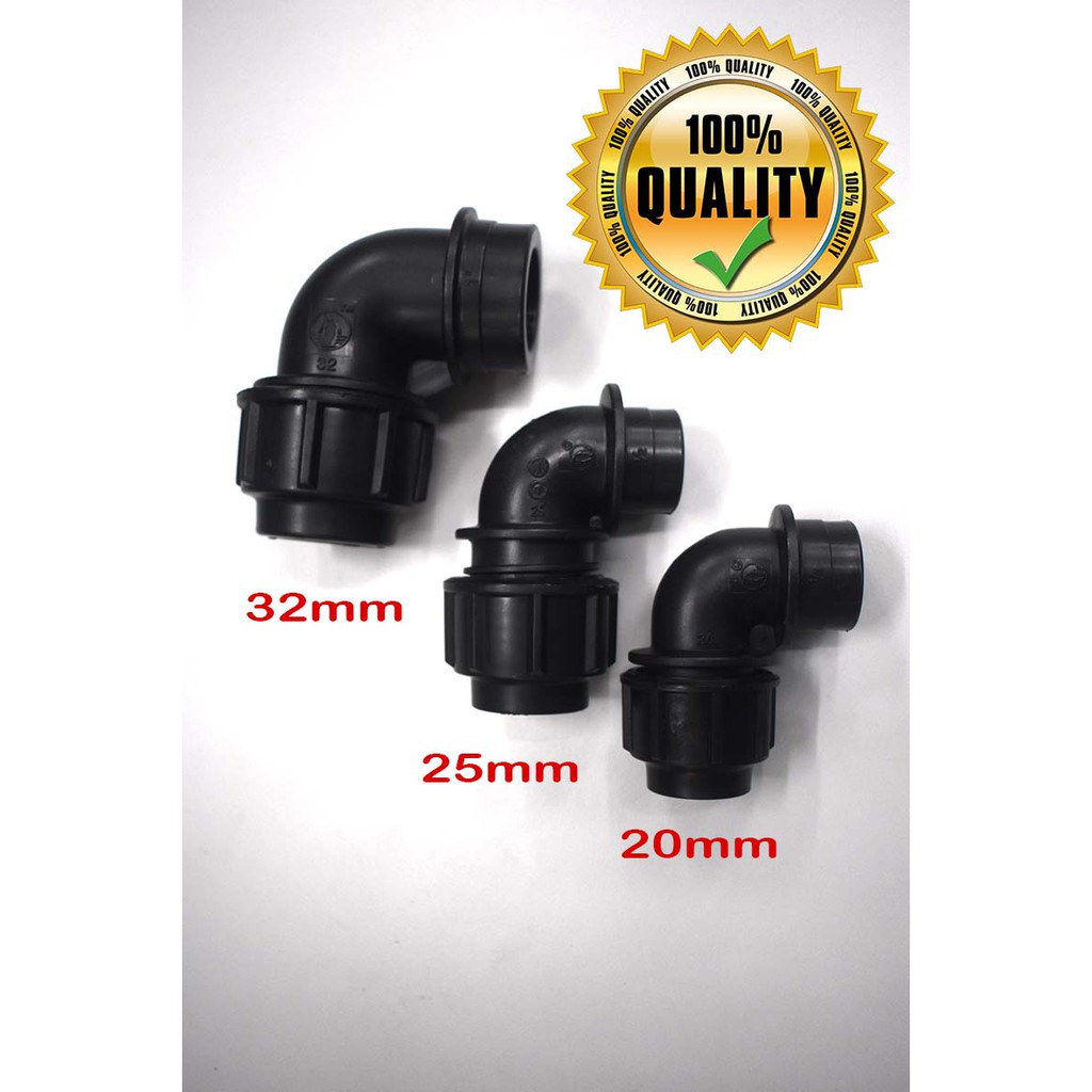 20MM X 1/2", 25MM X 1/2", 32MM X 1" HDPE POLY FEMALE BEND (SIRIM ...