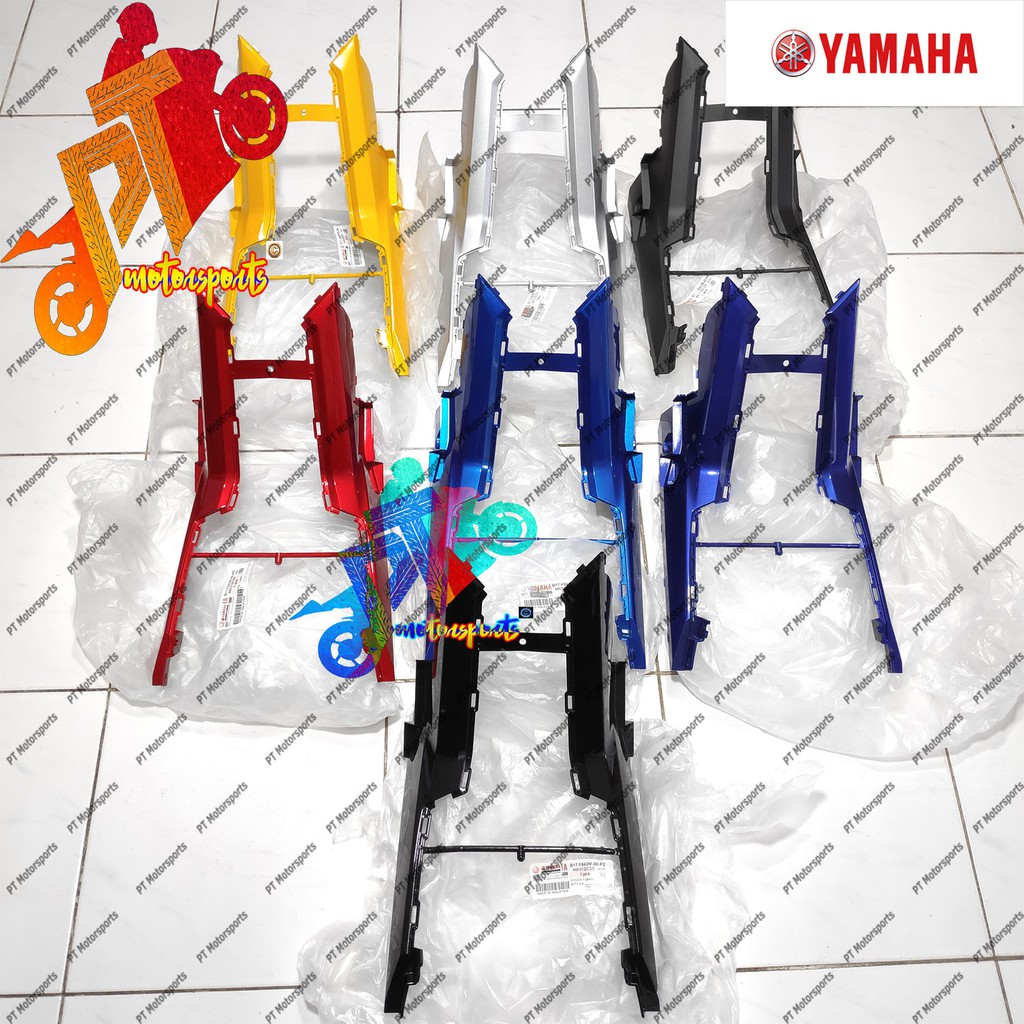 Yamaha Y15ZR Center Cover Middle Cover H Set Matt Black DPBMC Gp Blue ...