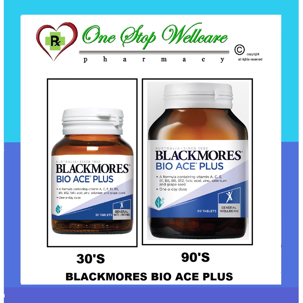BLACKMORES BIO ACE PLUS 30'S / 90'S | Shopee Singapore