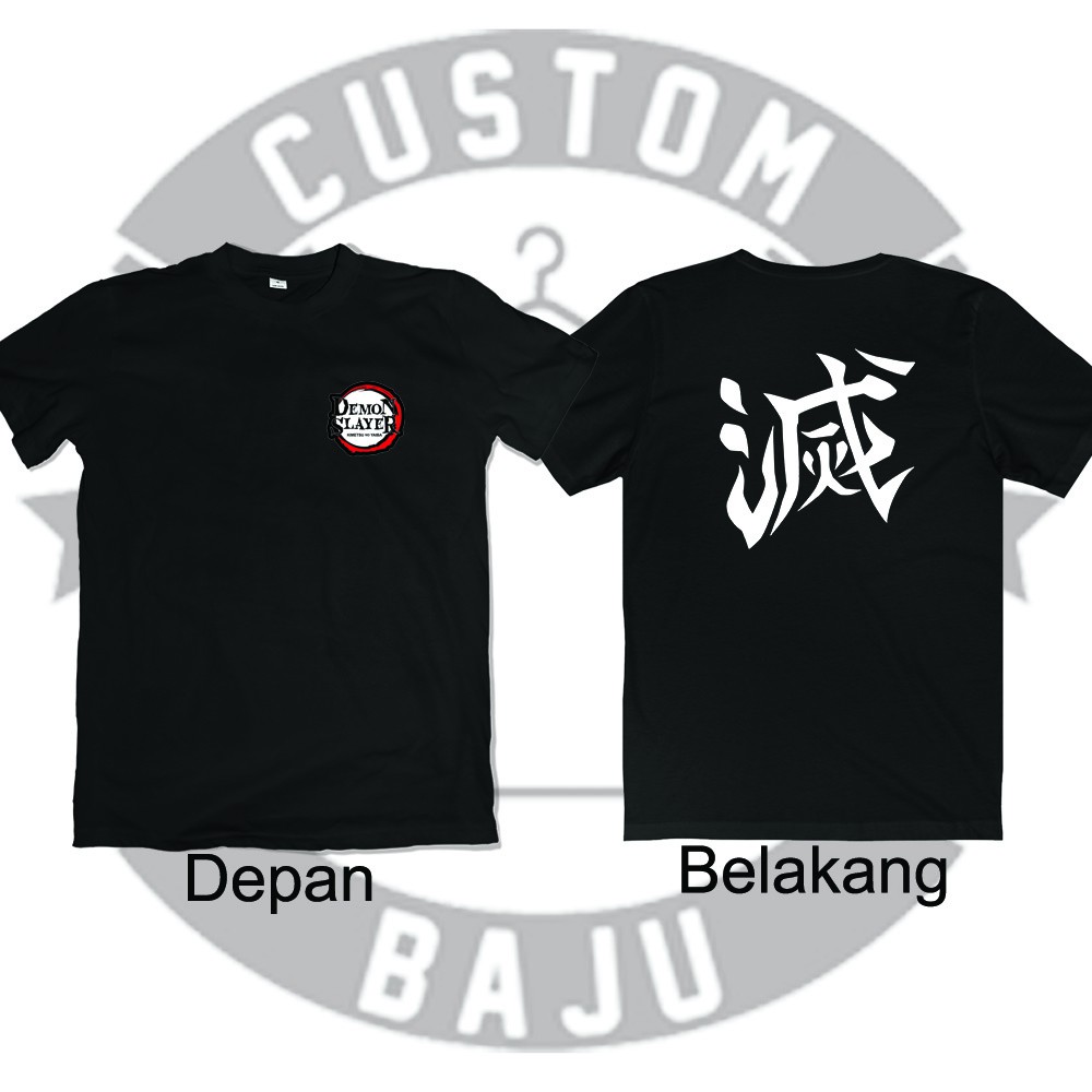 Demon Slayer Corps Destroy Uniform Anime T-Shirt | Shopee Singapore