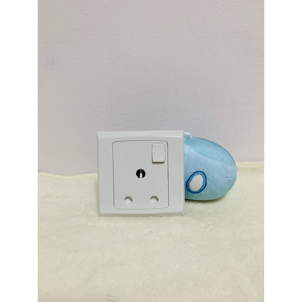 [MK] 15A 1G Switched Socket S2893 WHITE Switch for Air Conditioner ...