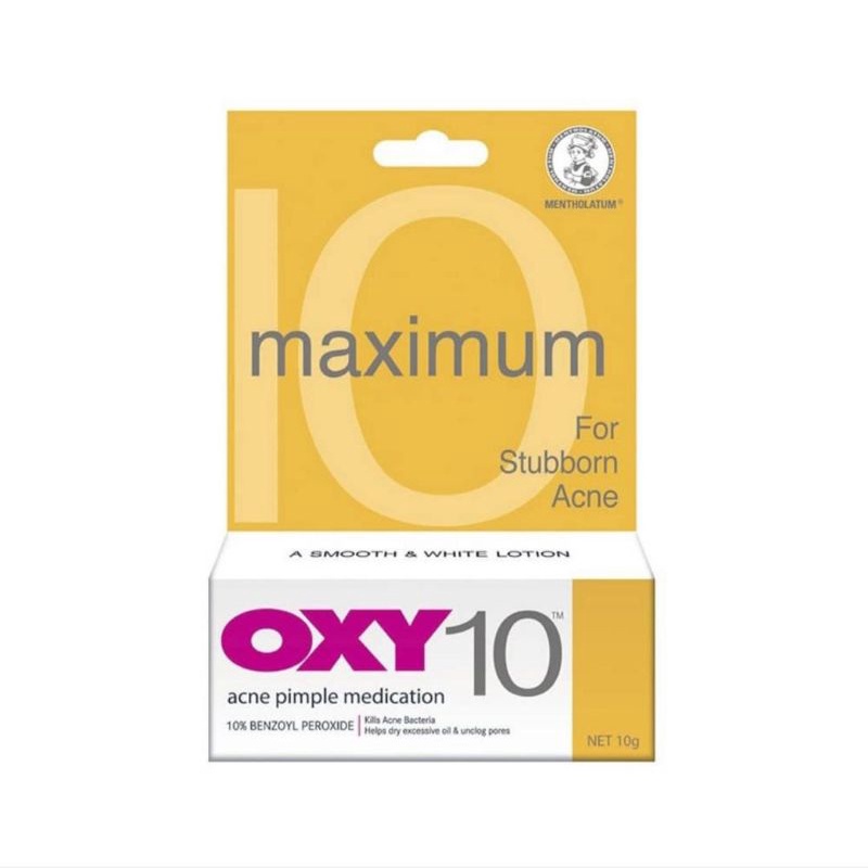 OXY 10 Acne Pimple Treatment with Benzoyl Peroxide (10g) | Shopee Singapore