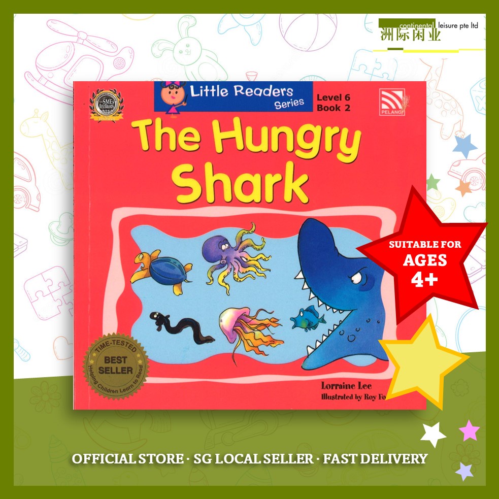 Little Readers Level 6: The Hungry Shark ( Children's Storybooks ...