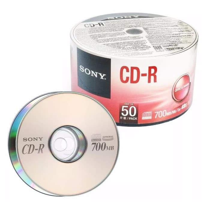 CD-R Sony cdr blank 700MB cd RETAIL UNIT | Shopee Singapore