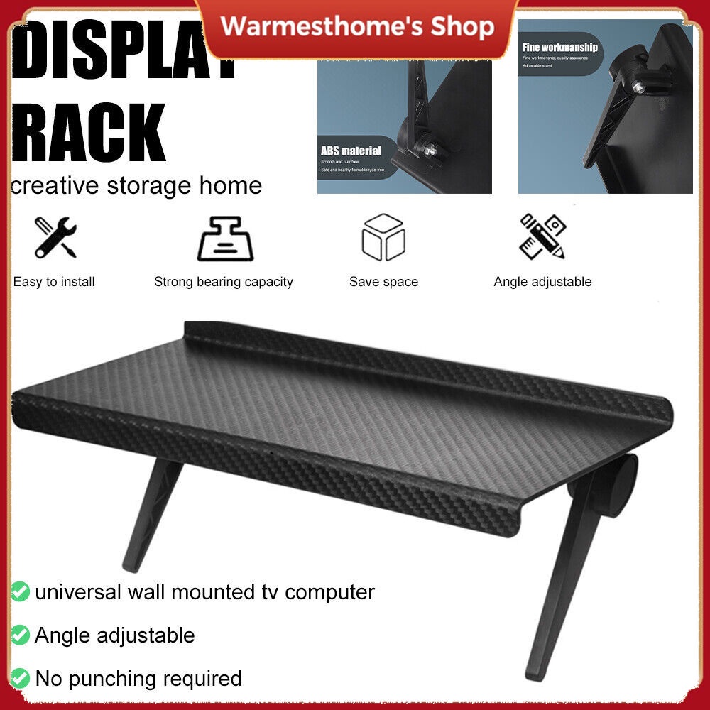 TV Computer Shelf Remote Control Set Top Box Shelf Storage Box Tray ...