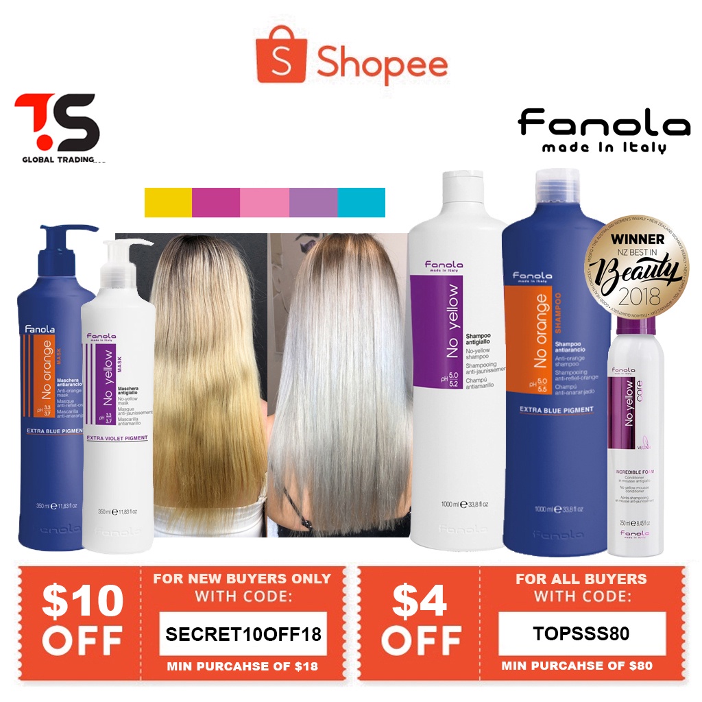 LOWEST Price in Market! Fanola Hair Treatment Purple Shampoo / Mask ...