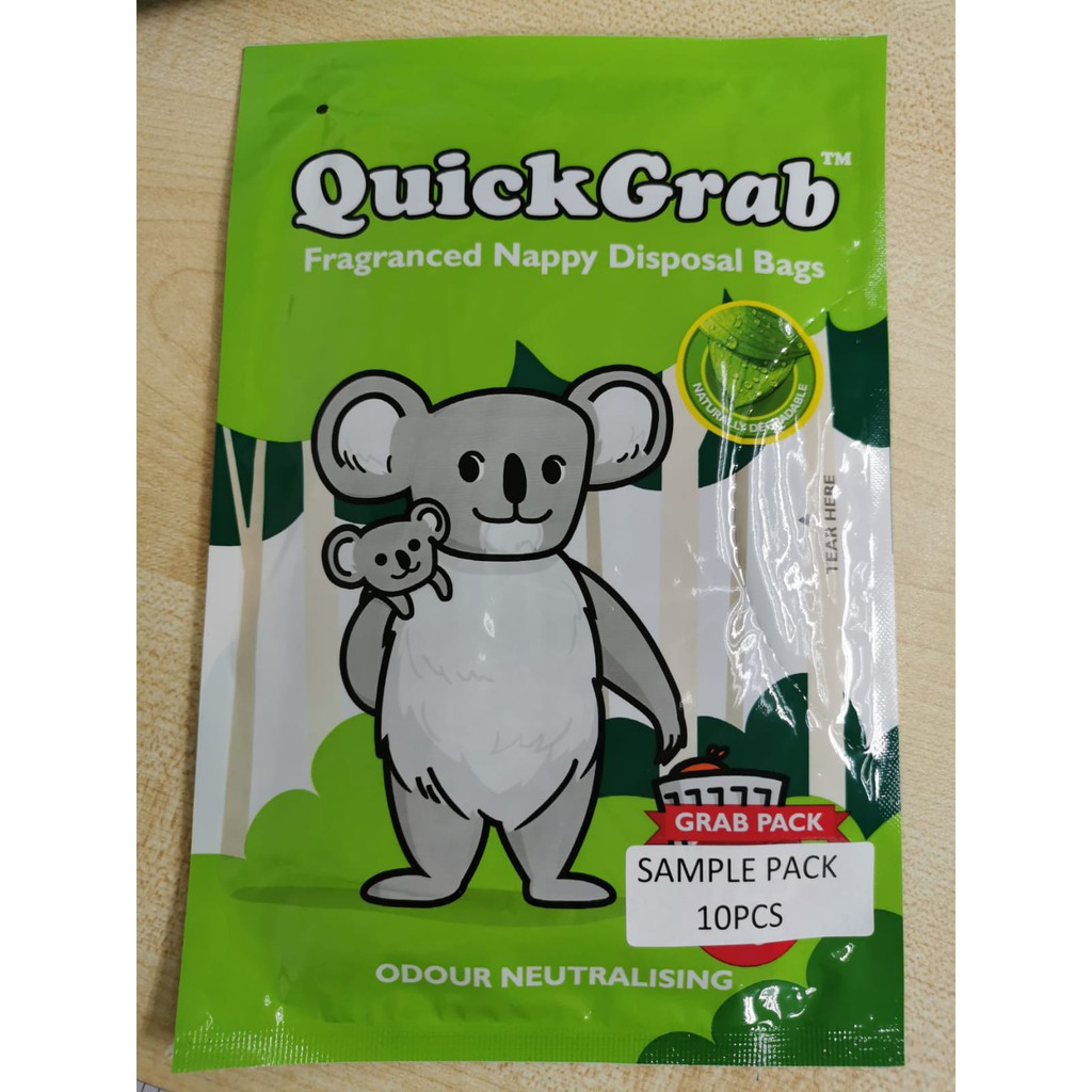 QuickGrab™ Sample Pack - Fragranced Nappy Disposal Bags | Shopee Singapore