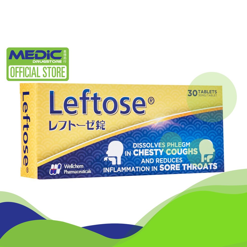 [Bundle of 4] Leftose 30Mg Tablet 30s - By Medic Drugstore | Shopee ...