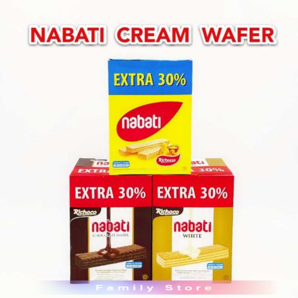 NABATI RICHEESE/RICHOCO WAFER EXTRA 30% (1Box X 20pkt) | Shopee Singapore