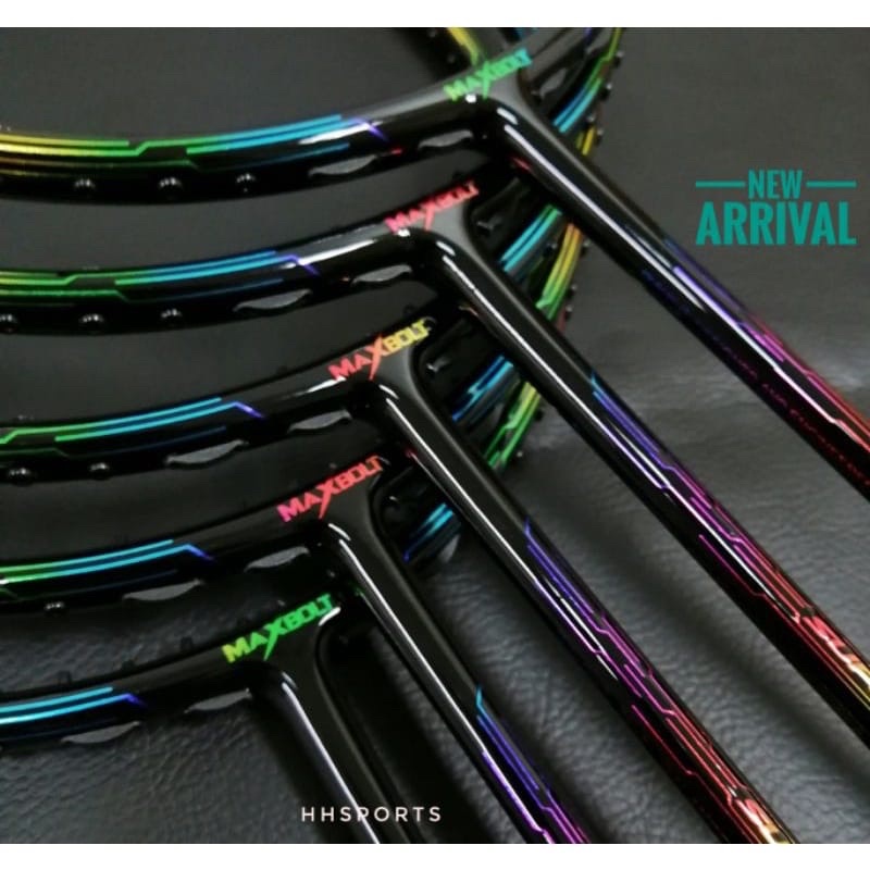Maxbolt Superstar LT Rainbow Original 30lbs Racket | Shopee Singapore