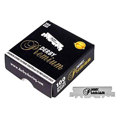 Derby Premiere (Black) Unilateral Razor Blade (100 Pcs) | Shopee Singapore