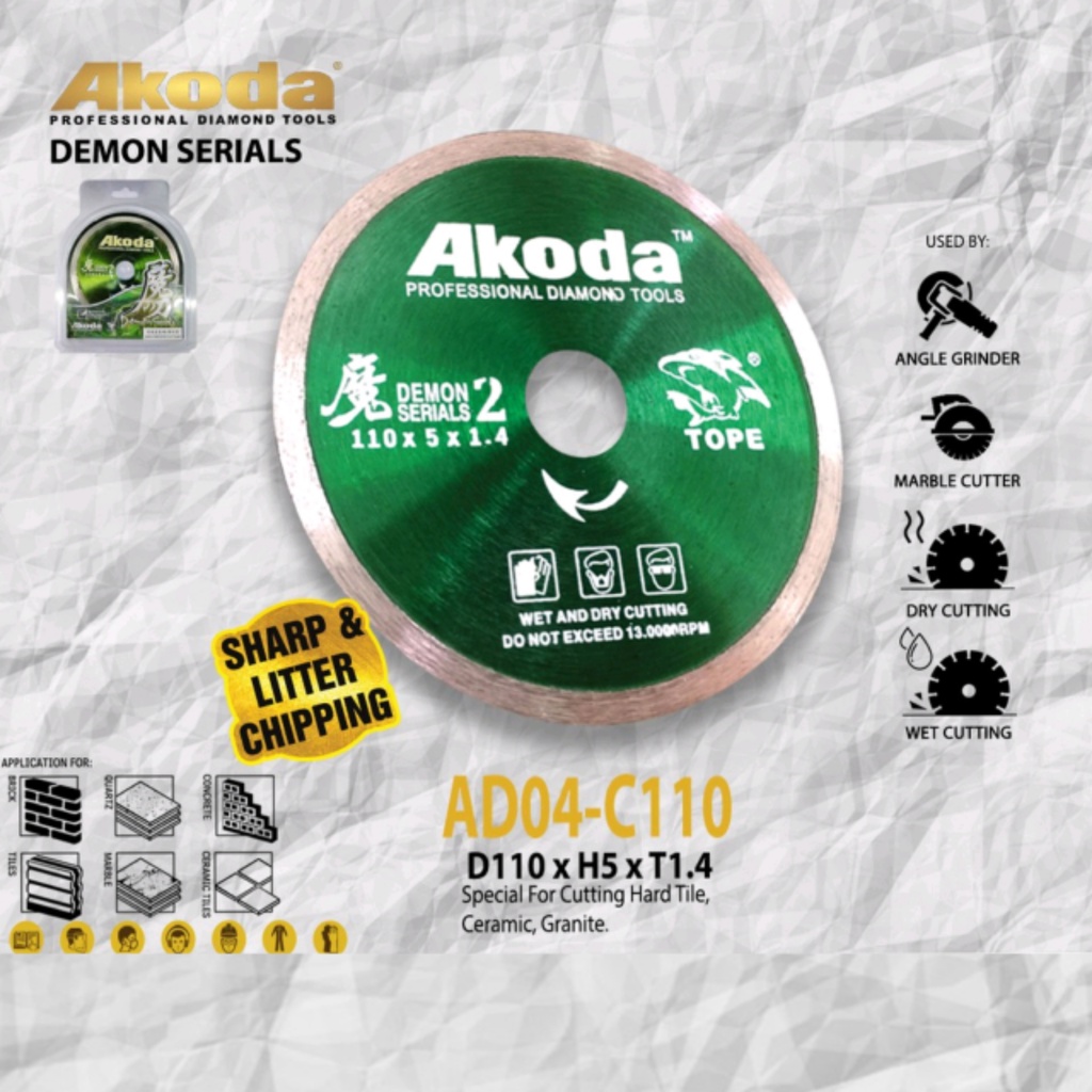 AKODA Cutting Wheel D Series Diamond Wheel Grinding Wheel Cutting Disc ...