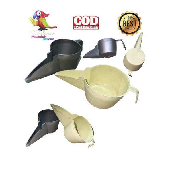 FLEXIBLE CEPUK FUNNEL CEPUK FOR CONTAINS BIRD FEEDING FUNNEL BOWLS FOR ...