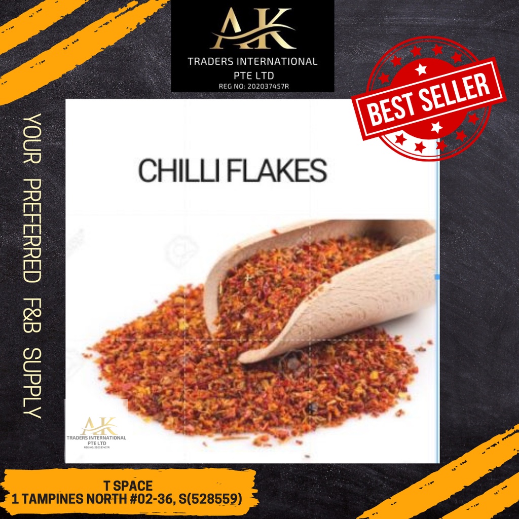 CHILLI FLAKE-100G | Shopee Singapore