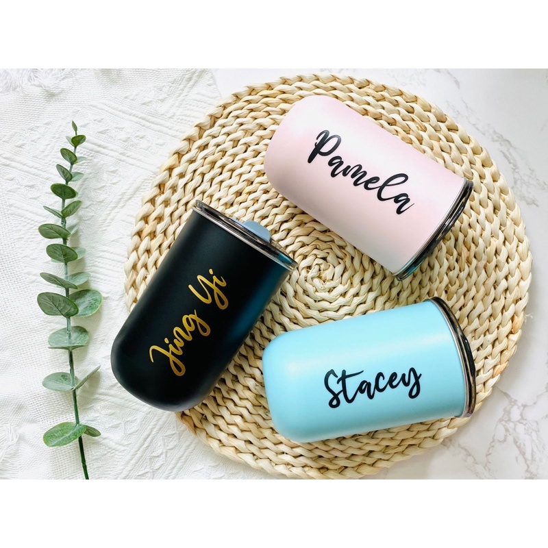 [SG Seller] Personalised/ Customised Stainless Steel Tumbler Mug with ...