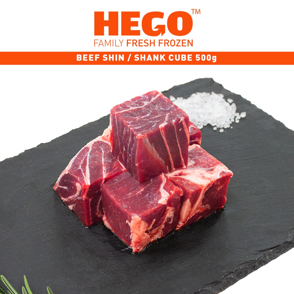 Hego | Beef Shin/Shank Cube 500 G | Frozen | Shopee Singapore