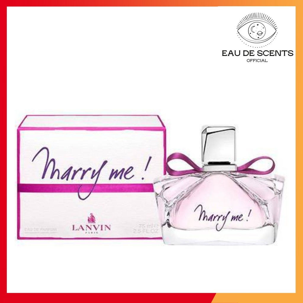 LANVIN MARRY ME WOMAN EDP 75ML | Shopee Singapore