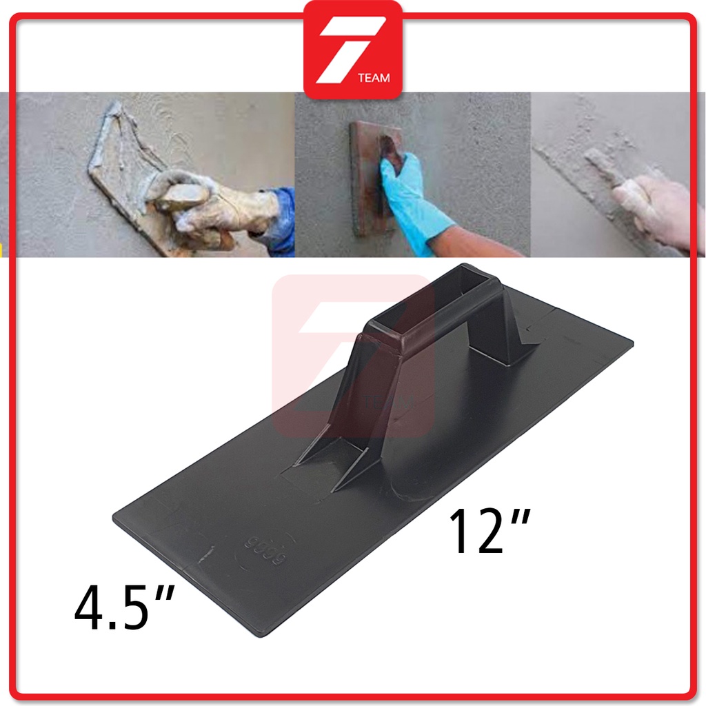 RISE 4.5" PVC Cement PLASTERING Trowel Plaster Ketam Black | Shopee ...