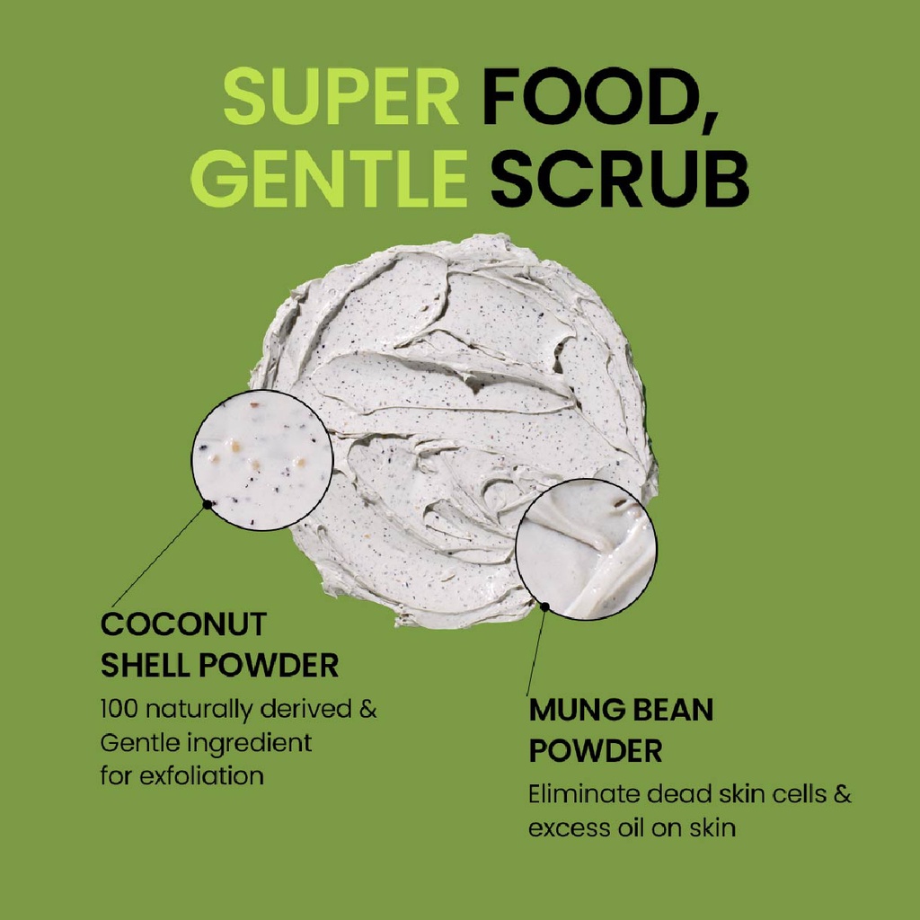 BEPLAIN Mung Bean Pore Clay Mask (Gently Exfoliate For Healthy ...