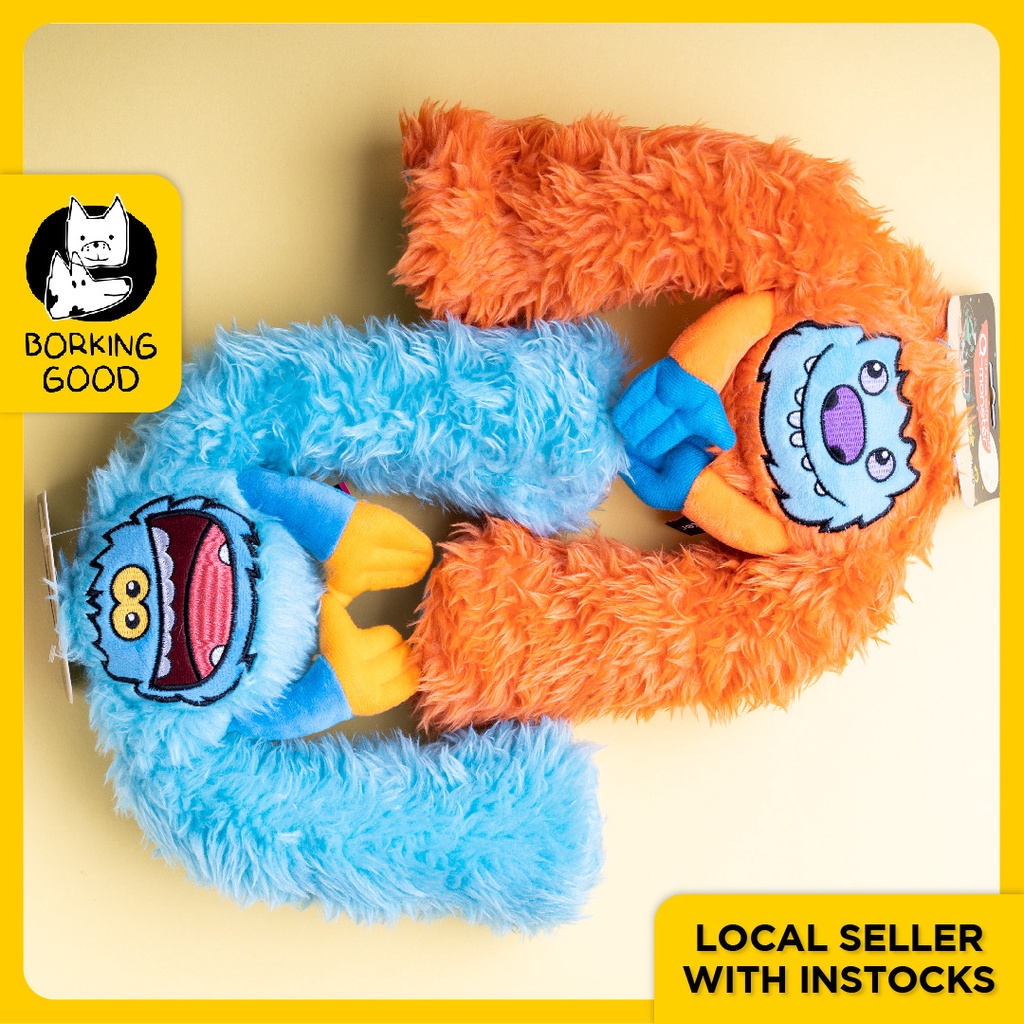 Qmonster Yeti Fluffy Fun Dogs Plush Toy with Squeaker (Instocks ...
