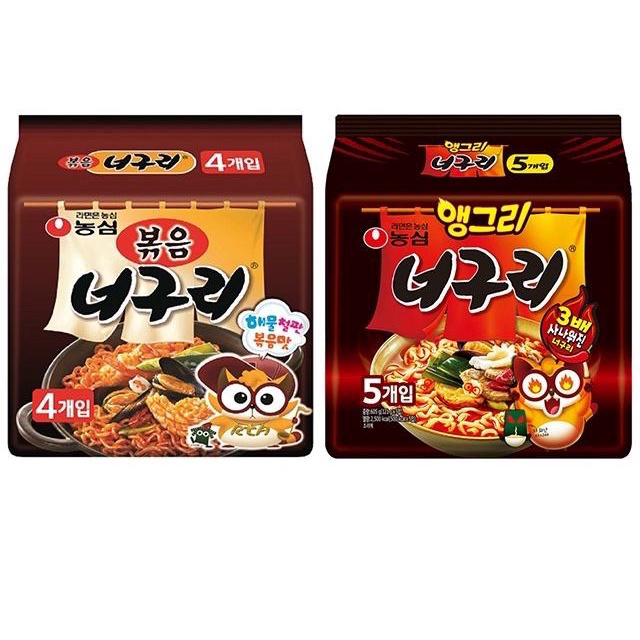 KOREA NongShim Neoguri Ramen (Spicy Udong)3X Spicy Angry Neoguri Stir ...