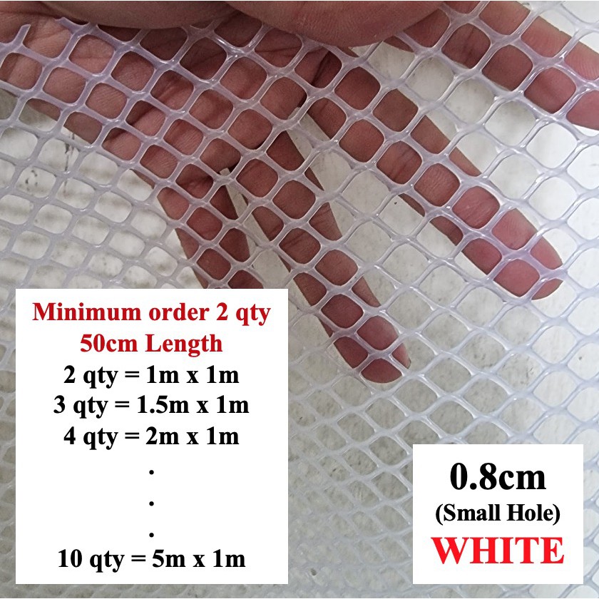 [WINDOW MESH/GATE MESH ] 0.8cm / 1.8cm / 5cm Multi-purpose Black White ...