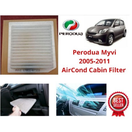 Perodua Myvi 2005-2011 Aircond Filter Car Cabin Filter Blower | Shopee ...