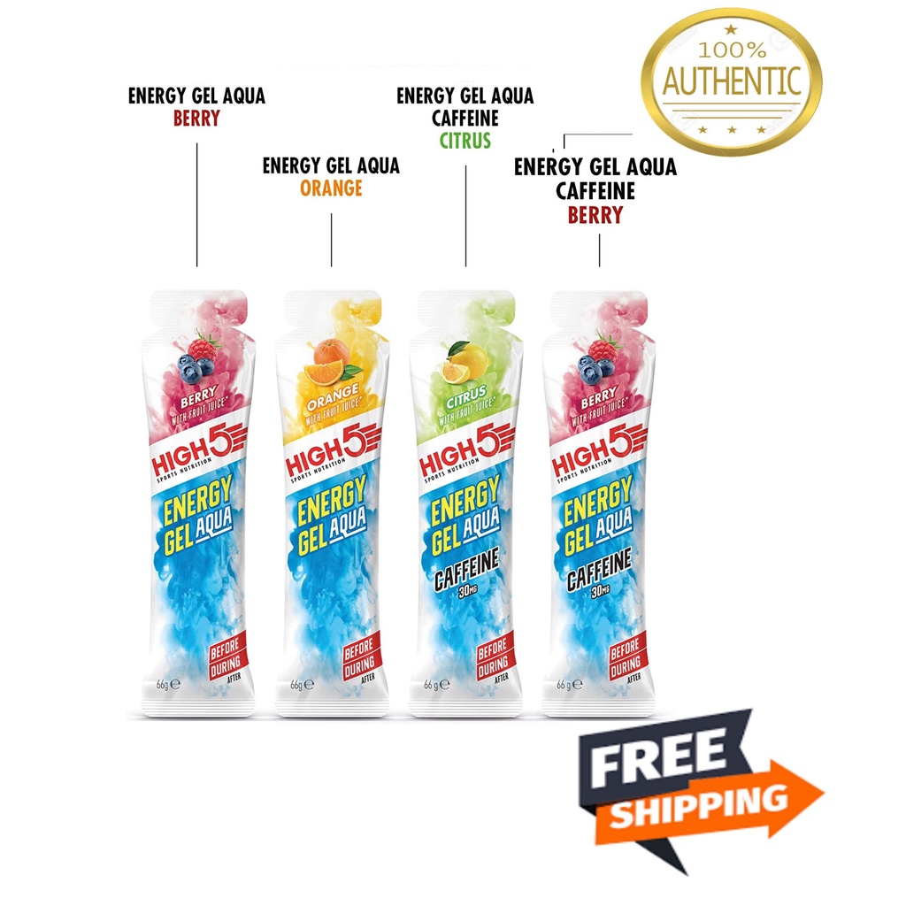 HIGH5 Energy Gel Aqua 20 Pack (Select Flavour) | Shopee Singapore