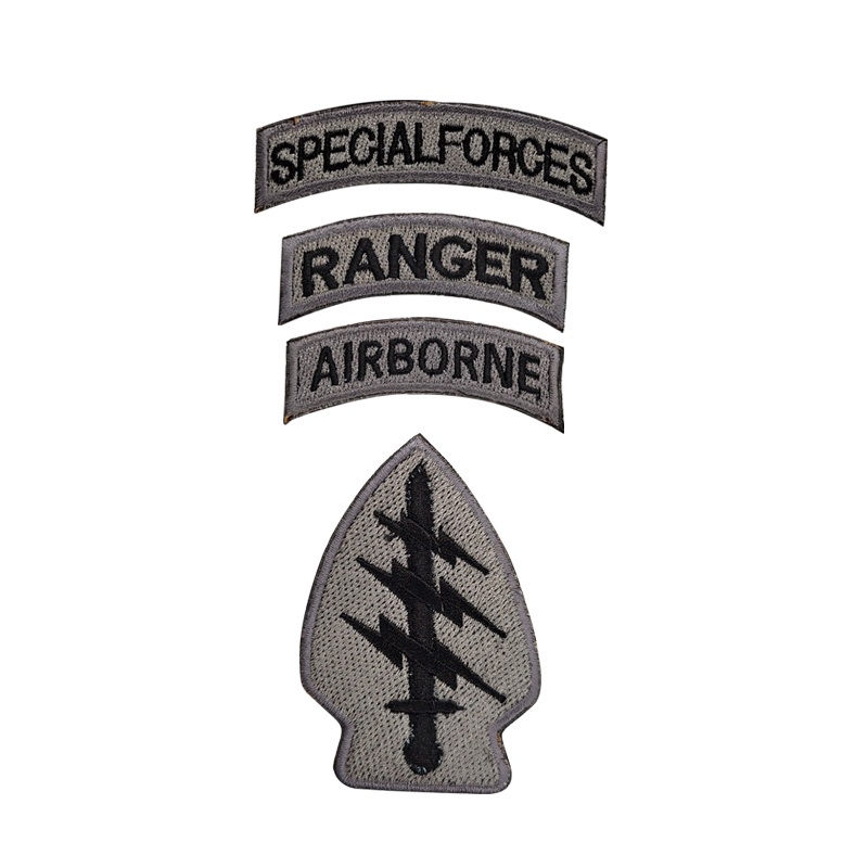 U.s. Army Lightning Special Forces Military Tactical Badge Embroidery ...
