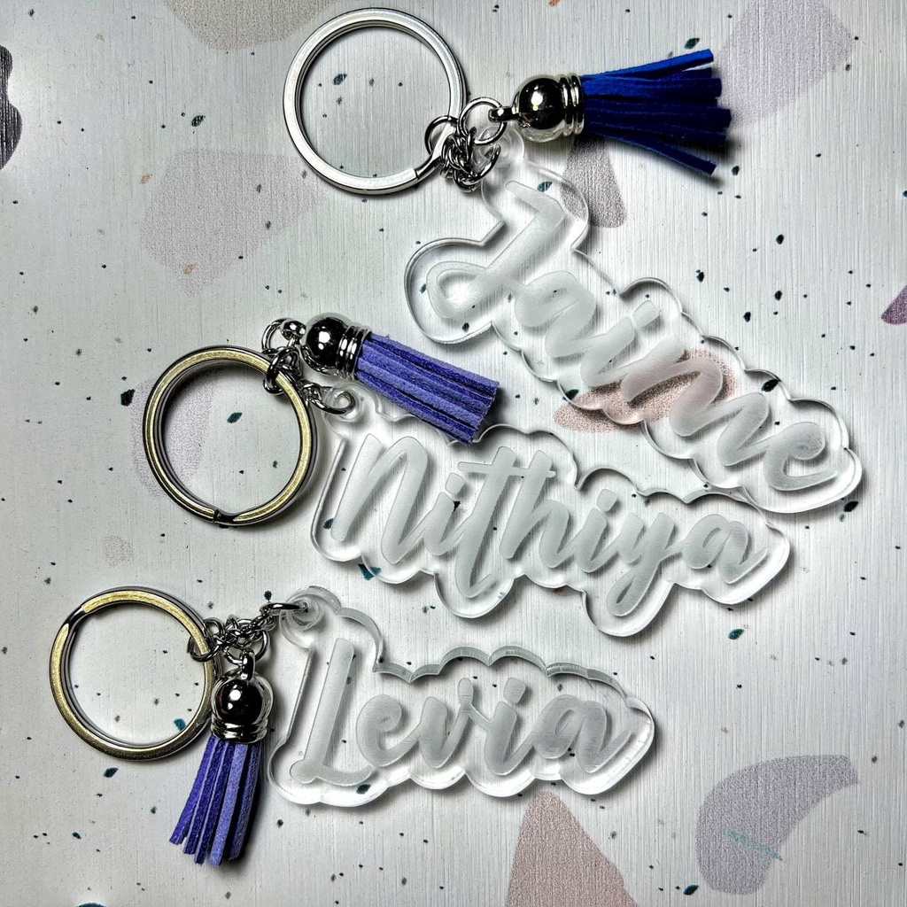 Personalised Keychain | Customised Name Keychain | Christmas Gift ...