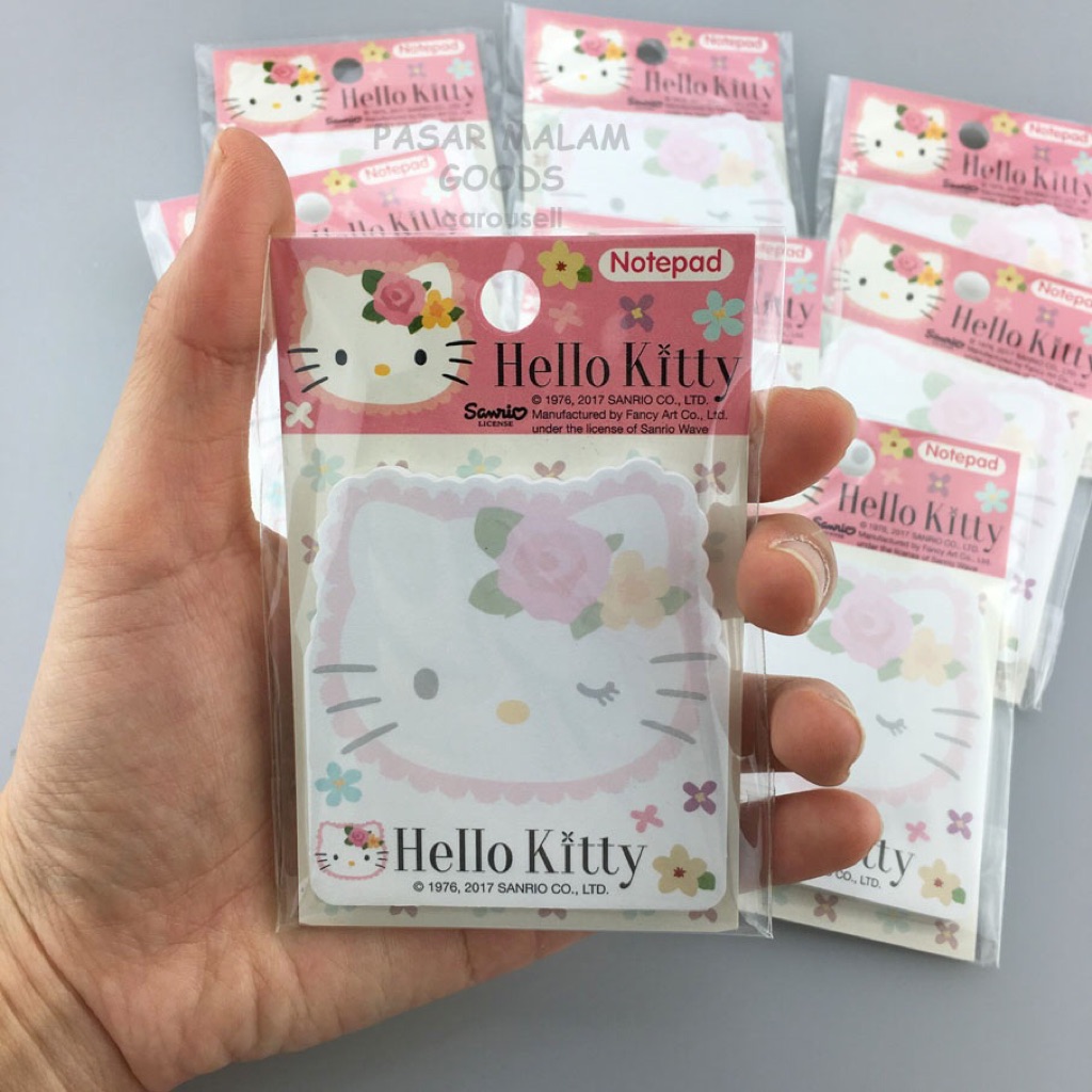 Hello Kitty Notepad Message Memo Pad Small Writing Write Note Paper ...